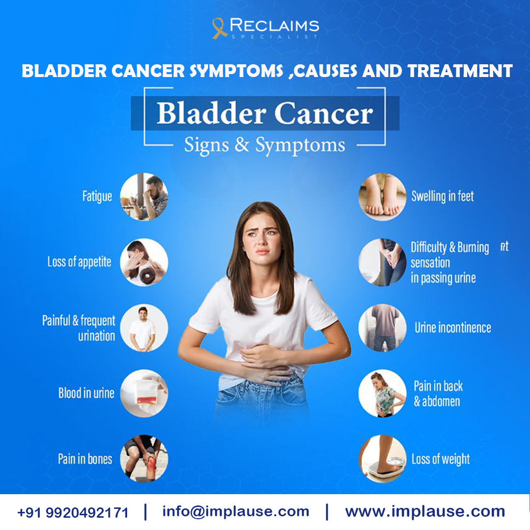 Bladder Cancer Symptoms, Causes, and Treatments - Reclaims Specialist